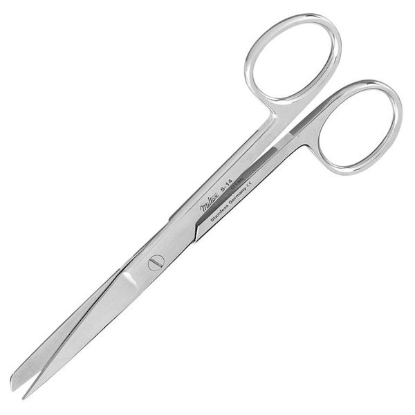 Miltex Integra Operating Scissors, 5in, Straight with Sharp/Blunt Tip 5-14 | Zoro